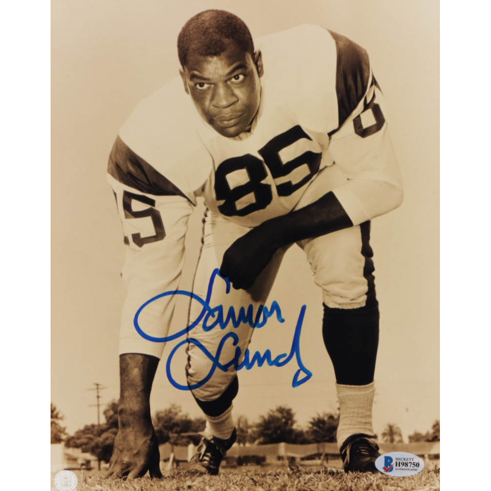 Lamar Lundy Signed Rams 8x10 Photo (Beckett) | Pristine Auction