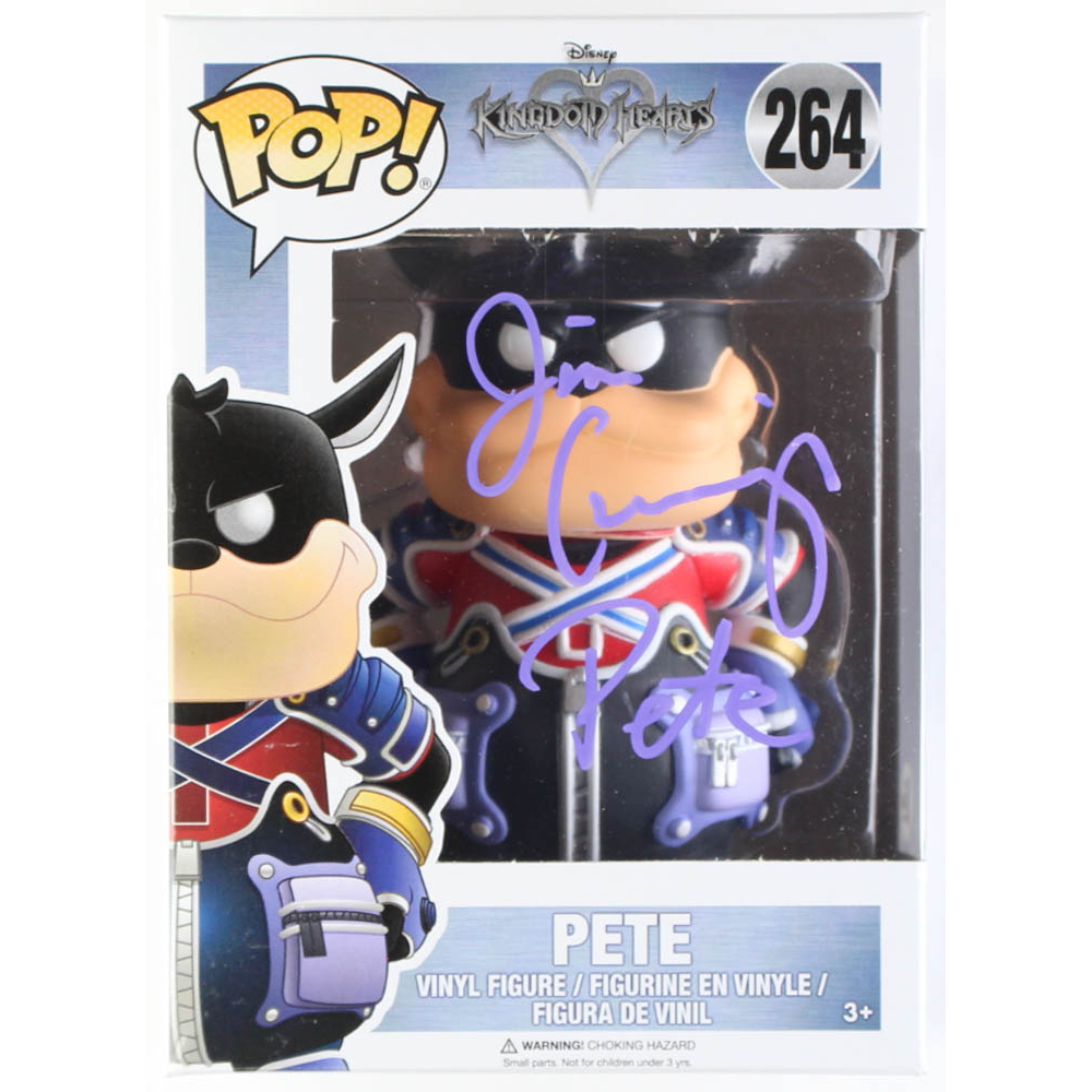 Jim Cummings Signed "Kingdom Hearts" #264 Pete Funko Pop! Vinyl Figure ...