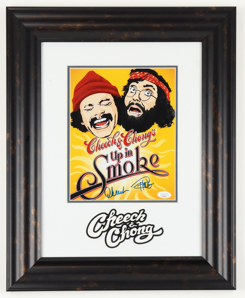 Tommy Chong & Cheech Marin Signed "Cheech & Chong" Custom Framed Photo ...