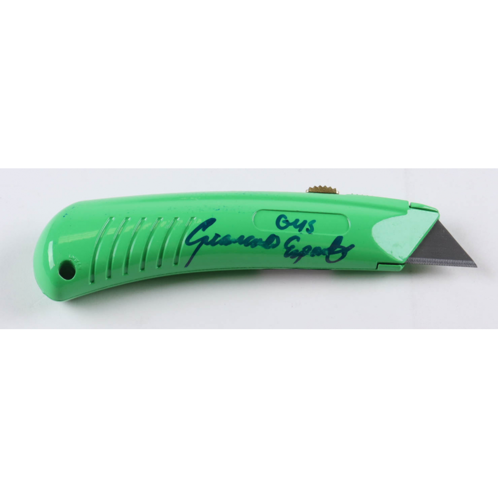 Giancarlo Esposito Signed "Breaking Bad" Television Prop Box Cutter ...