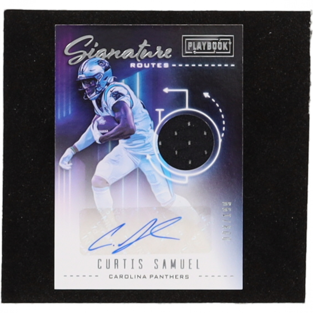 Curtis Samuel 2020 Panini Playbook Signature Routes Jerseys #20 #8/199 ...