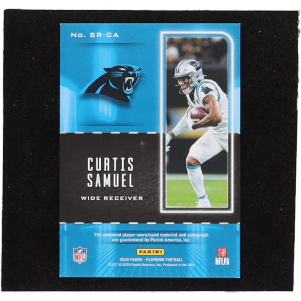 Curtis Samuel 2020 Panini Playbook Signature Routes Jerseys #20 #8/199 ...