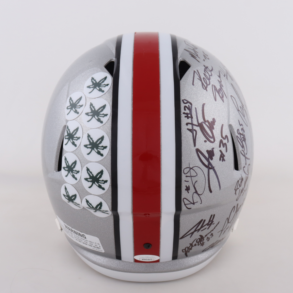 Ohio State Buckeyes Full-Size Speed Helmet Signed by (23) with Tim ...