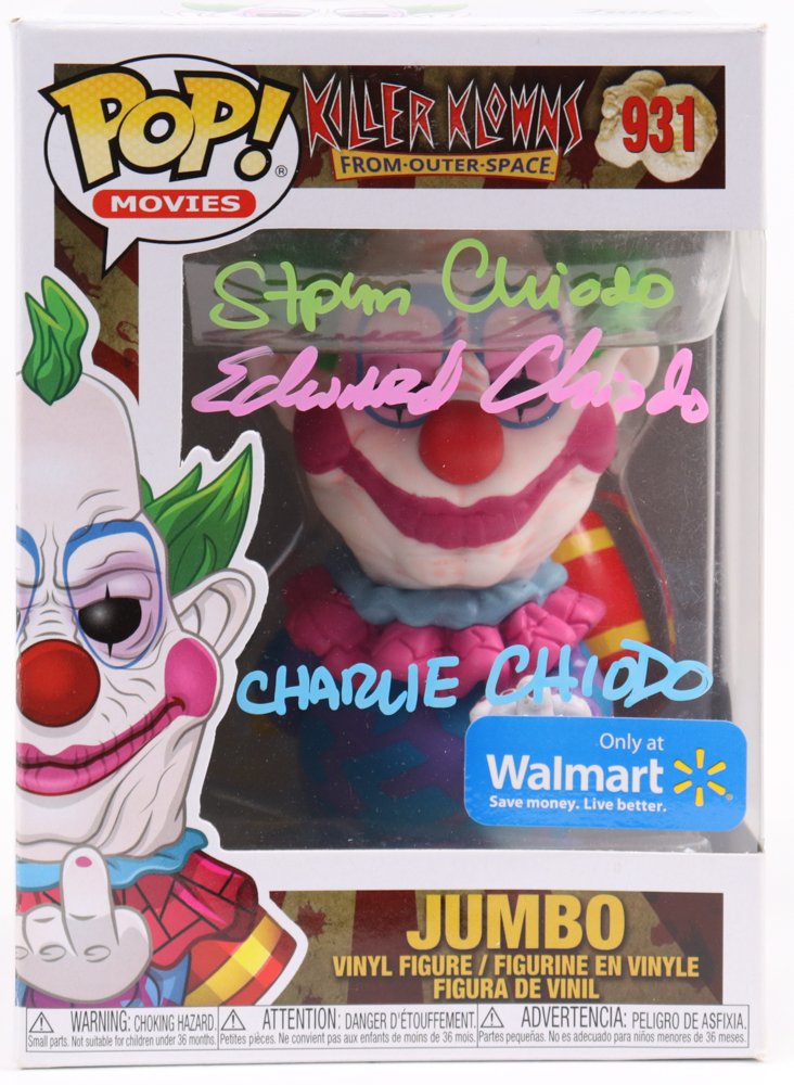 Stephen Chiodo, Charlie Chiodo & Edward Chiodo Signed "Killer Klowns ...