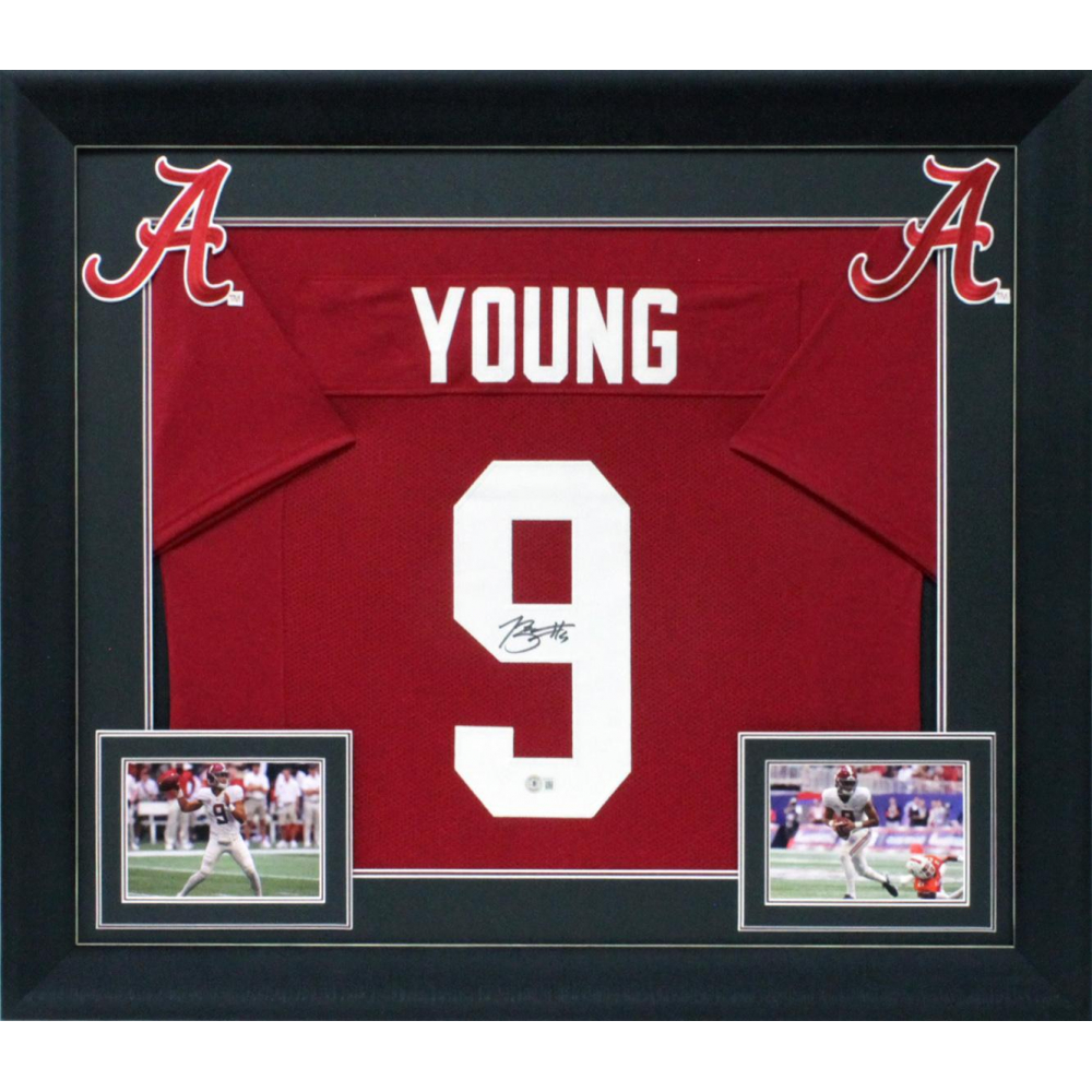 Bryce Young Signed Custom Framed Jersey Display (Beckett) | Pristine ...