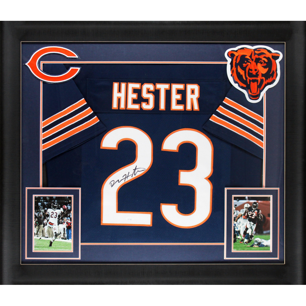 Devin Hester Signed Custom Framed Jersey Display (JSA) | Pristine Auction