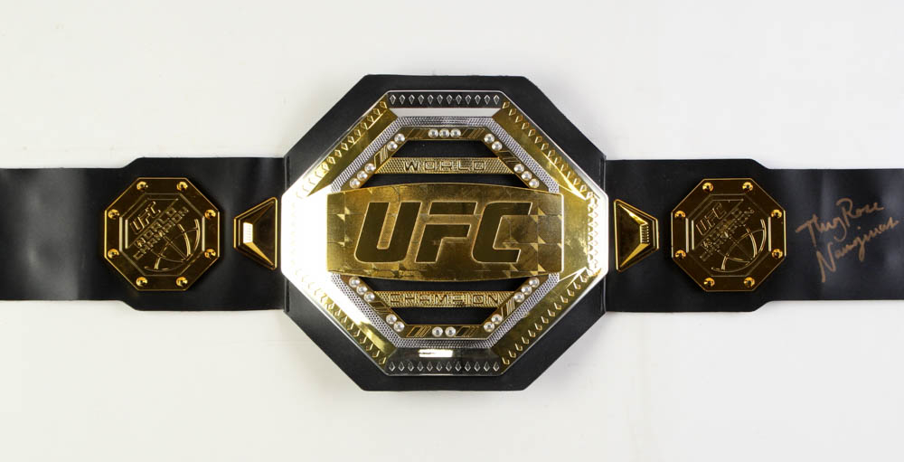 "Thug" Rose Namajunas Signed UFC World Championship Replica Belt ...
