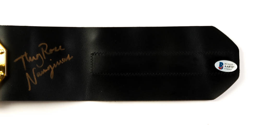 "Thug" Rose Namajunas Signed UFC World Championship Replica Belt ...