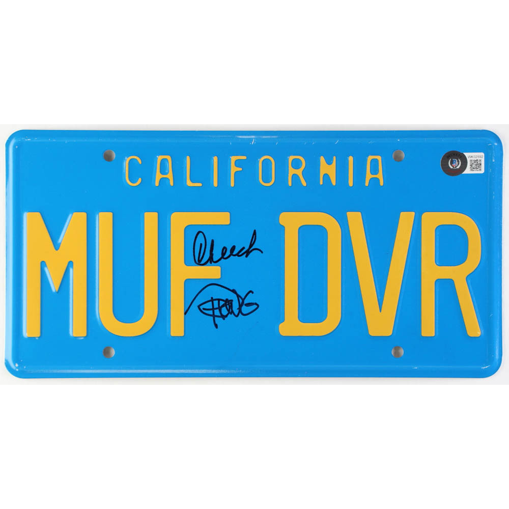 Cheech Marin & Tommy Chong Signed "Up in Smoke" 6x12 License Plate ...