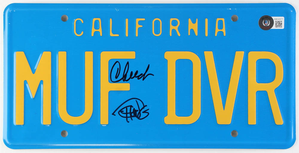 Cheech Marin & Tommy Chong Signed "Up in Smoke" 6x12 License Plate ...