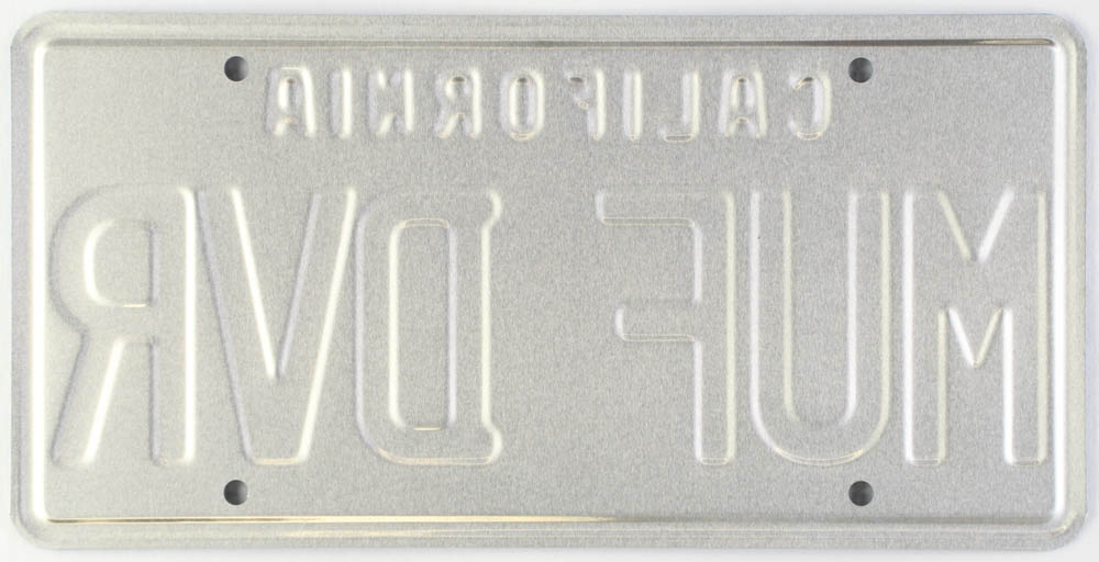 Cheech Marin & Tommy Chong Signed "Up in Smoke" 6x12 License Plate ...