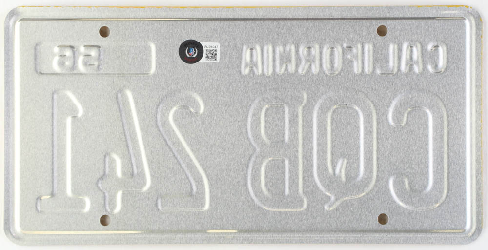 "Christine" License Plate Signed by (4) with Alexandra Paul, William ...