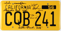 "Christine" License Plate Signed by (4) with Alexandra Paul, William ...