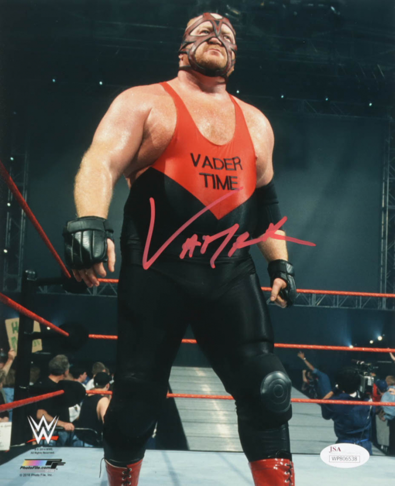 Vader Signed WWE 8x10 Photo (JSA) | Pristine Auction