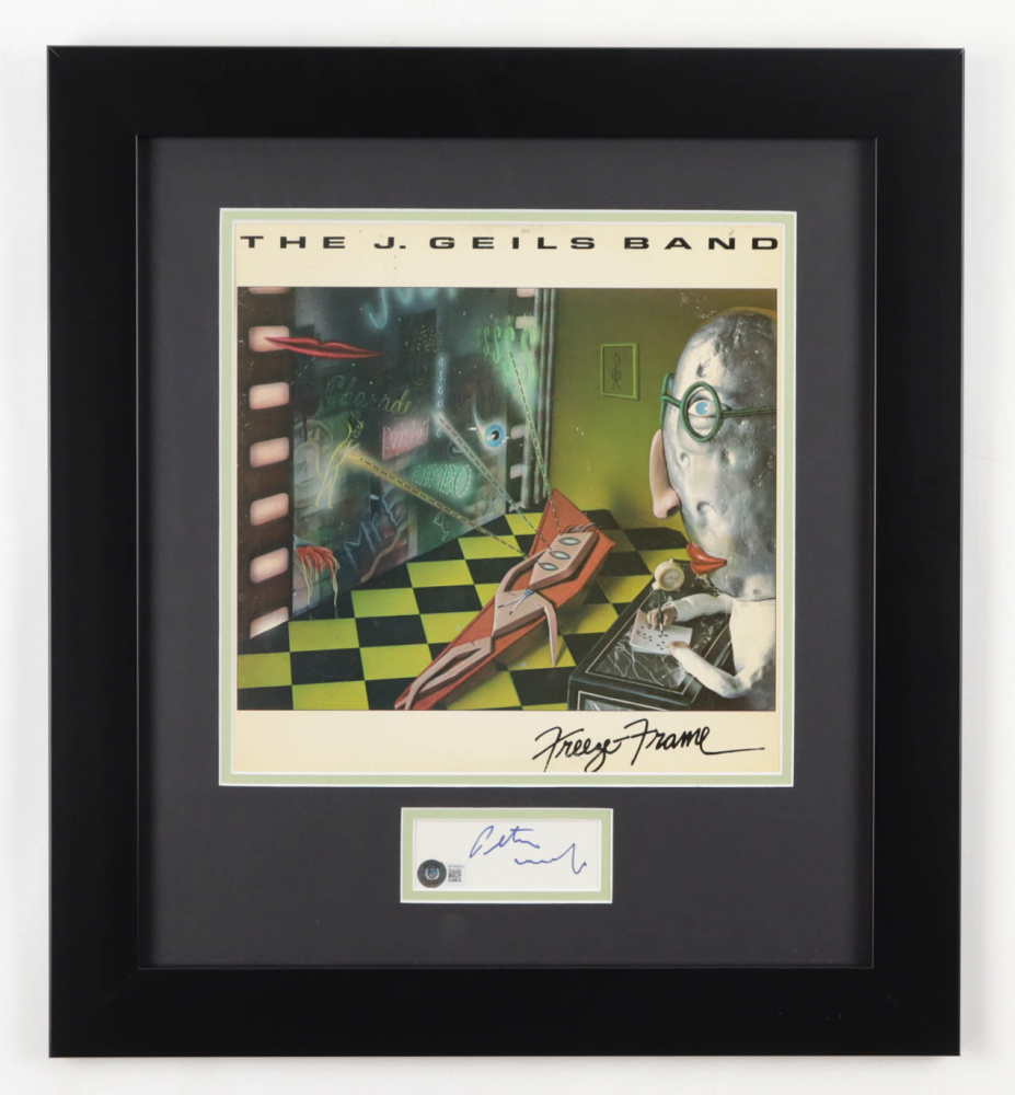 Peter Wolf "Freeze Frame" Custom Framed Vinyl Record Album Display with ...