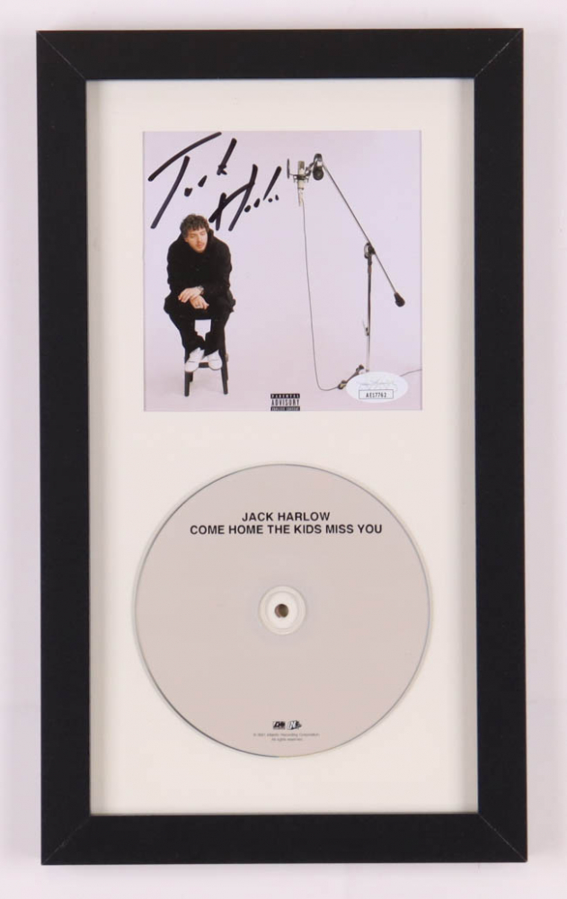 Jack Harlow Signed "Come Home The Kids Miss You" 8x13 Custom Framed CD ...