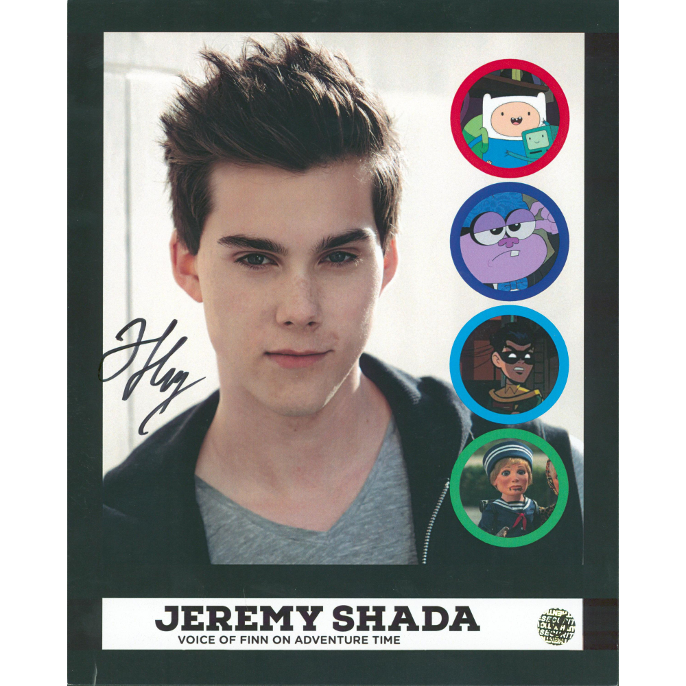 Jeremy Shada Signed "Adventure Time" 8x10 Photo (Wizard World ...