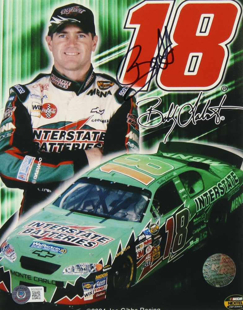 Bobby Labonte Signed NASCAR 8x10 Photo (Beckett) | Pristine Auction