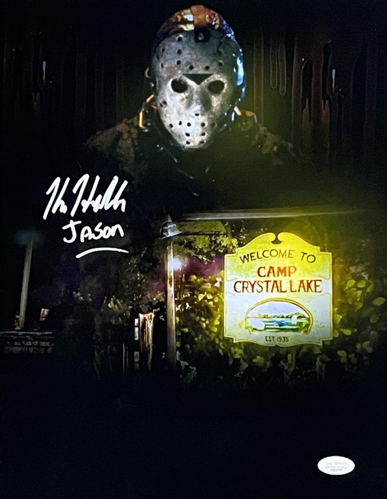 Kane Hodder Signed "Friday The 13th" 11x14 Photo Inscribed "Jason" (JSA ...