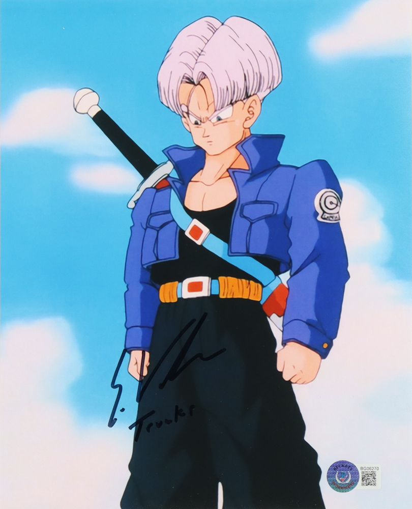 Eric Vale Signed "Dragon Ball" 8x10 Photo Inscribed "Trunks" (Beckett ...