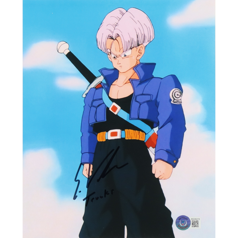Eric Vale Signed "Dragon Ball" 8x10 Photo Inscribed "Trunks" (Beckett ...