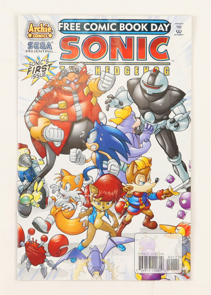 2008 "Sonic The Hedgehog" Issue #1 Archie Comic Book | Pristine Auction