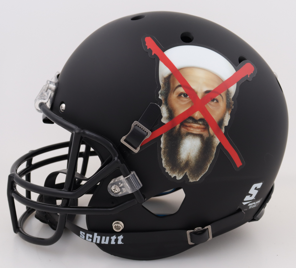 Robert O'Neill Signed "Osama Bin Laden" Matte Black Full-Size Helmet ...