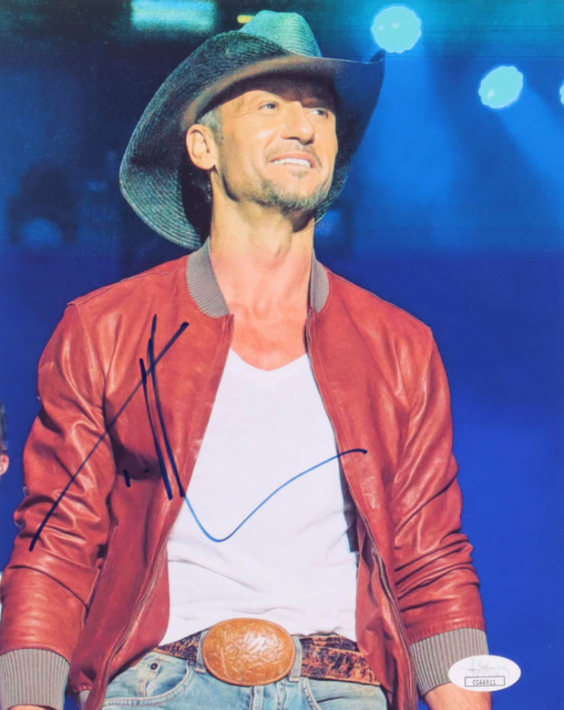 Tim McGraw Signed 8x10 Photo (JSA) | Pristine Auction
