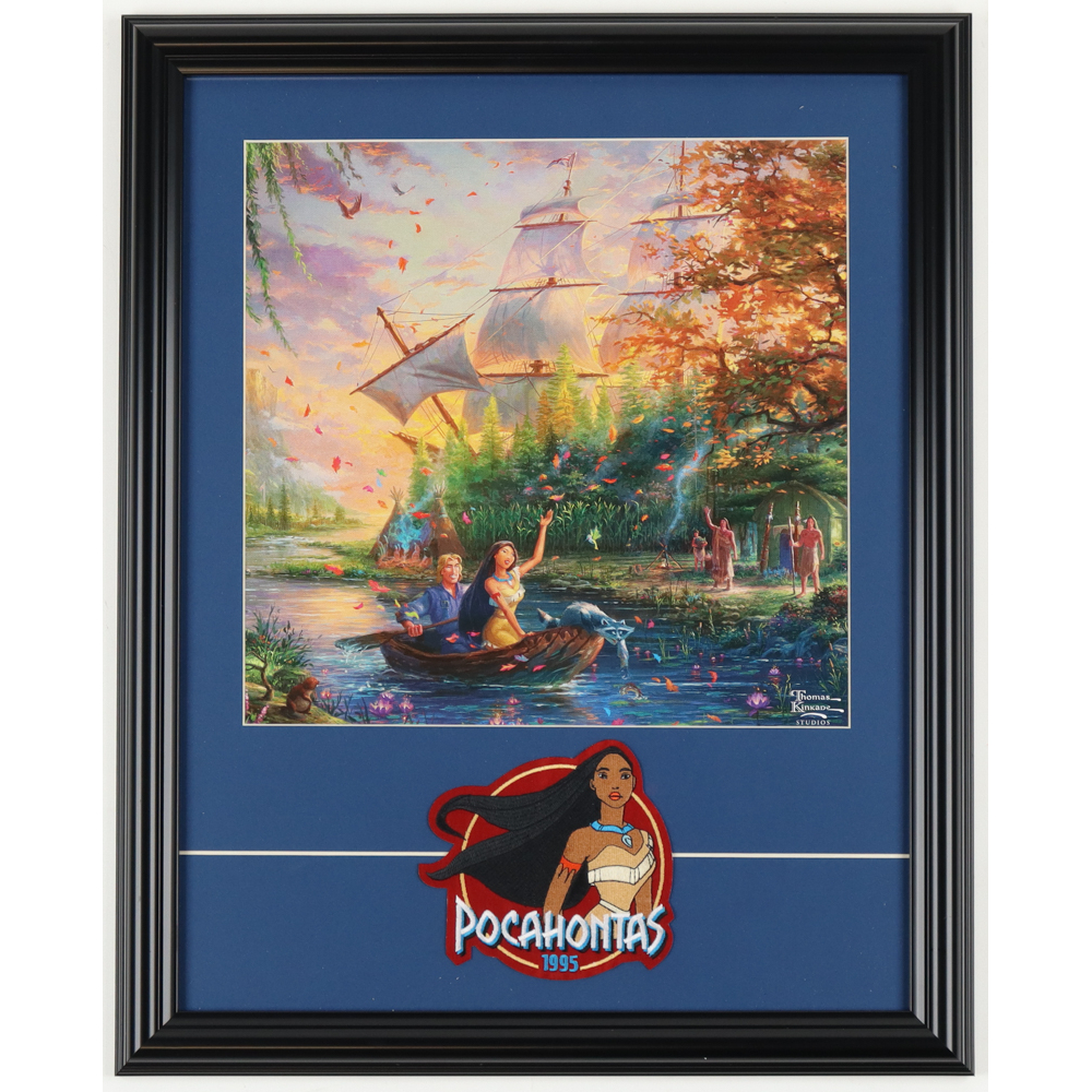 Thomas Kinkade "Pocahontas" Custom Framed Print Display | Pristine Auction