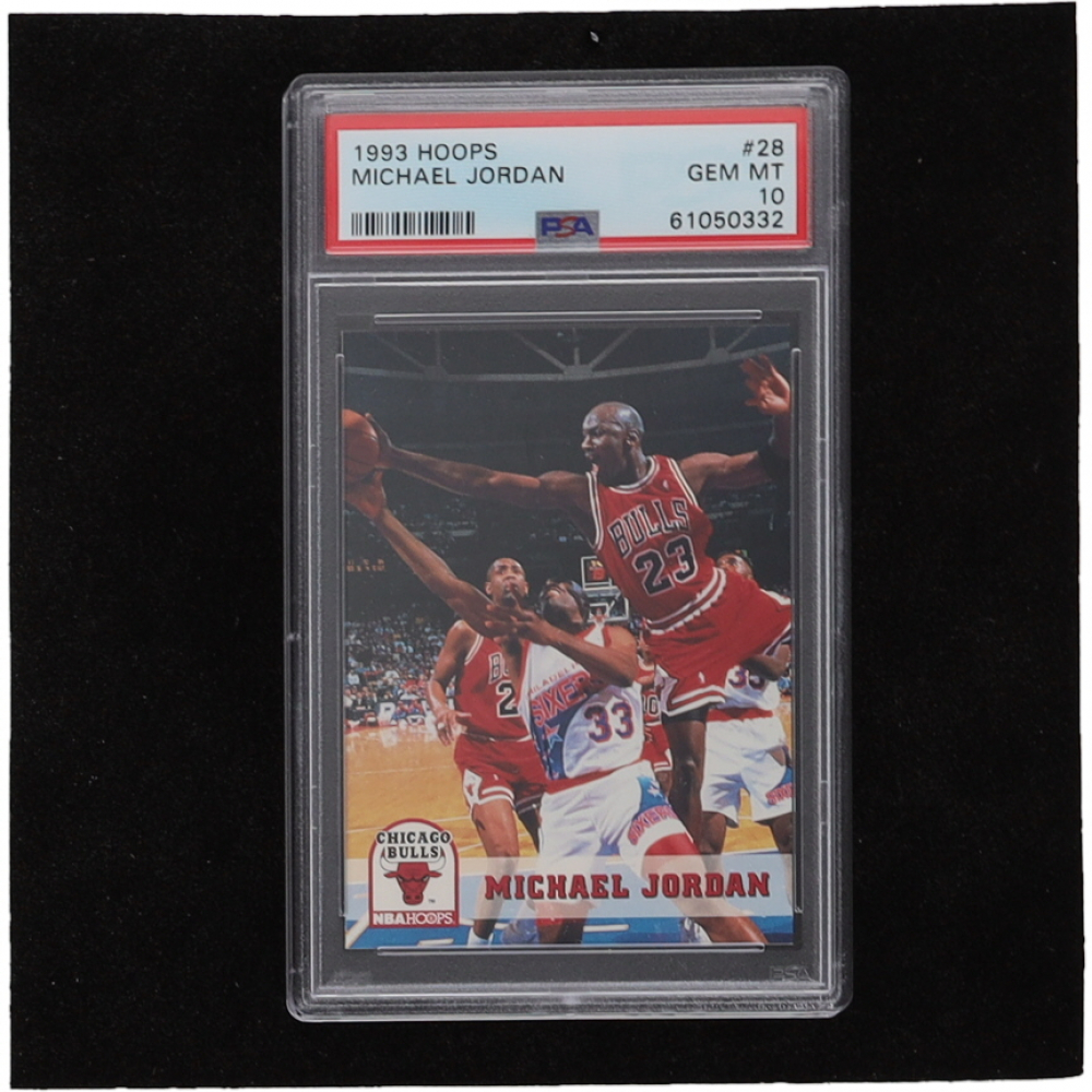 Michael Jordan 1993-94 Hoops #28 (PSA 10) | Pristine Auction