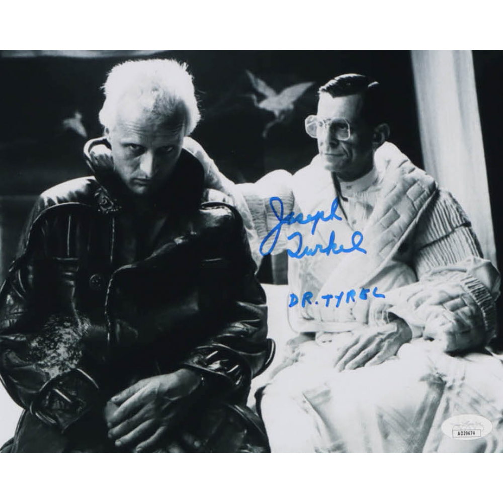 Joe Turkel Signed "Blade Runner" 8x10 Photo Inscribed "Dr. Tyrell" (JSA ...