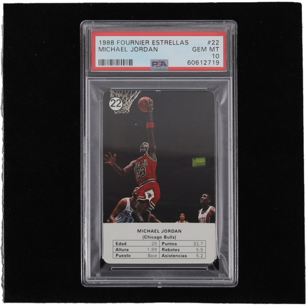 Michael Jordan 1988 Fournier NBA Estrellas #22 (PSA 10) | Pristine Auction