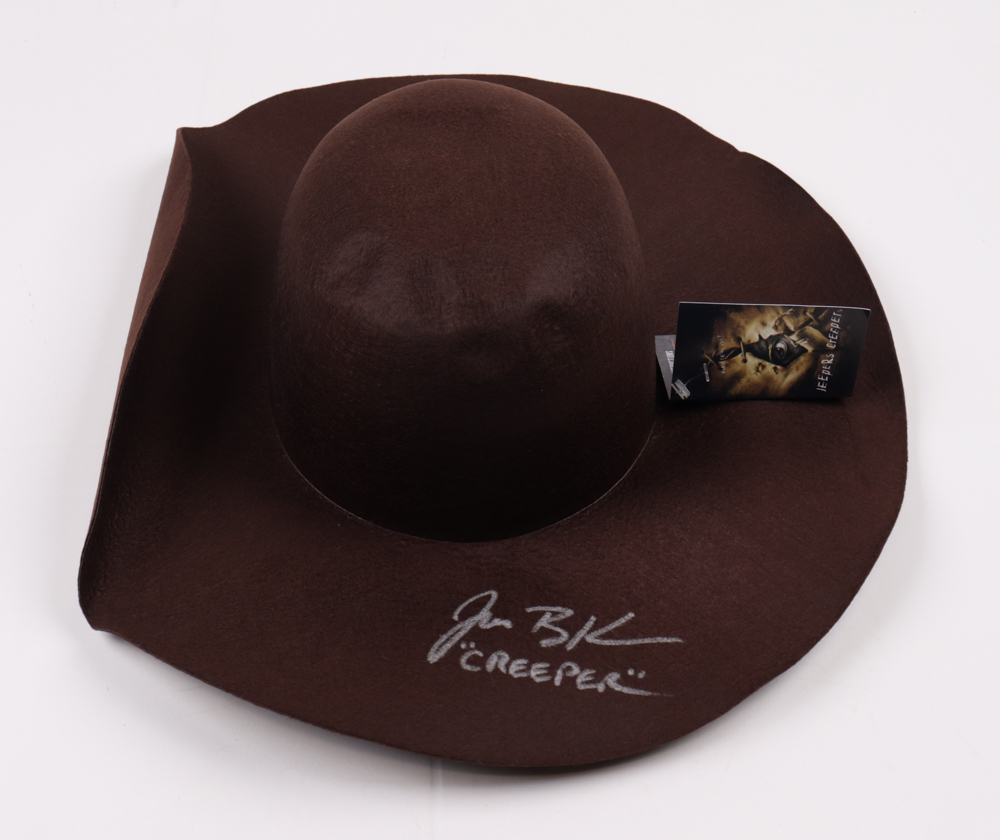 Jonathan Breck Signed "Jeepers Creepers" Costume Hat Inscribed "Creeper ...