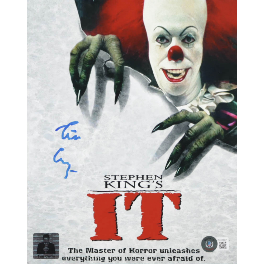 Tim Curry Signed "It" 8x10 Photo (Beckett & Curry) | Pristine Auction