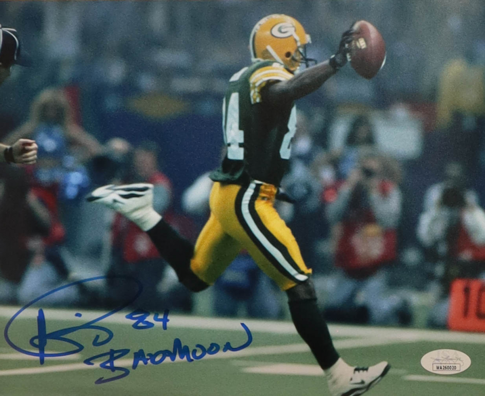 Andre Rison Signed Packers 8x10 Photo Inscribed "Bad Moon" (JSA ...