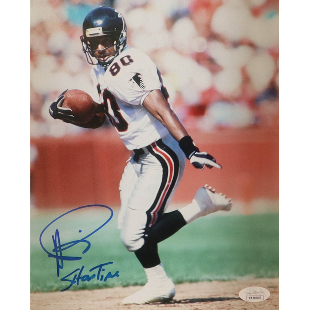 Andre Rison Signed Falcons 8x10 Photo Inscribed "Show Time" (JSA ...