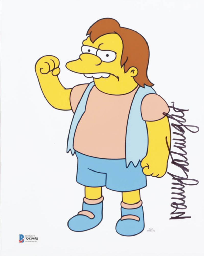 Nancy Cartwright Signed "The Simpsons" 8x10 Photo (Beckett) | Pristine ...
