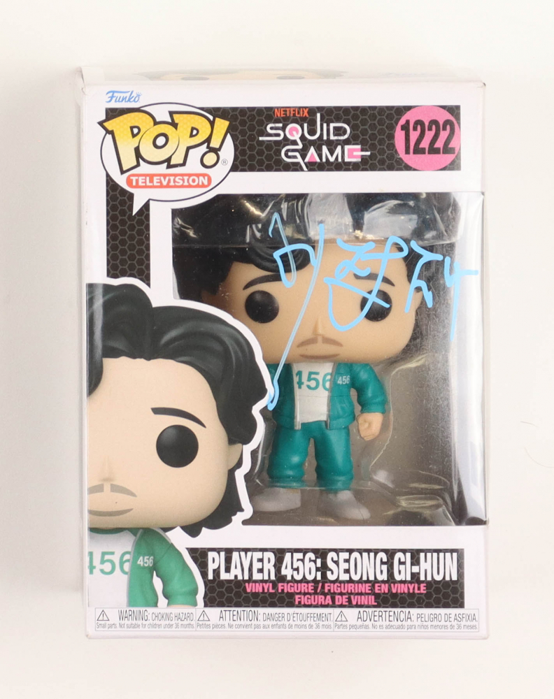 Lee Jung-jae Signed "Squid Game" #1222 Player 456: Seong Gi-Hun Funko ...