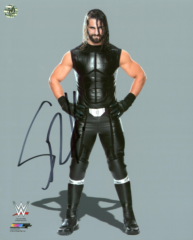 Seth Rollins Signed WWE 8x10 Photo (Wizard World) | Pristine Auction