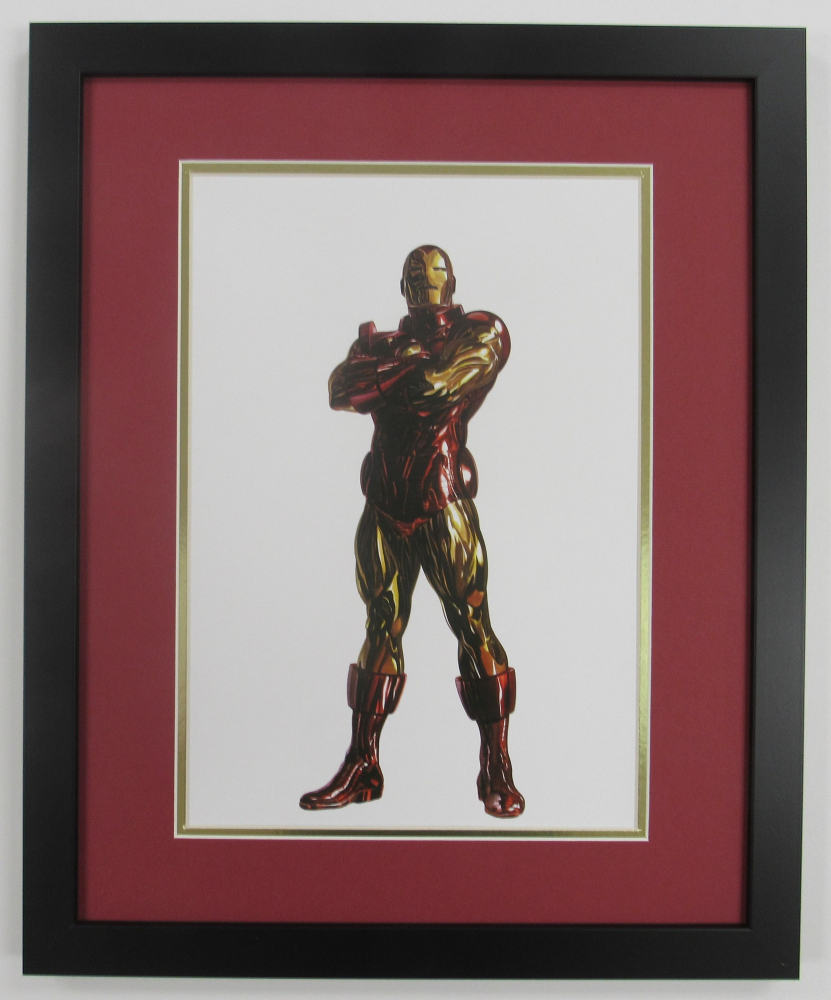 Iron Man Marvel Comics Custom Framed Print Display | Pristine Auction
