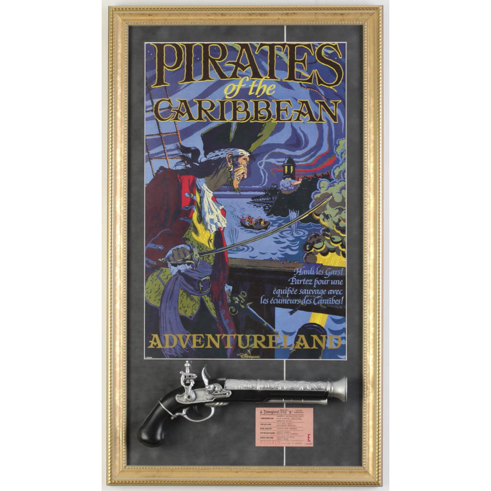Walt Disney's "Pirates of the Caribbean" Custom Framed Print Display ...