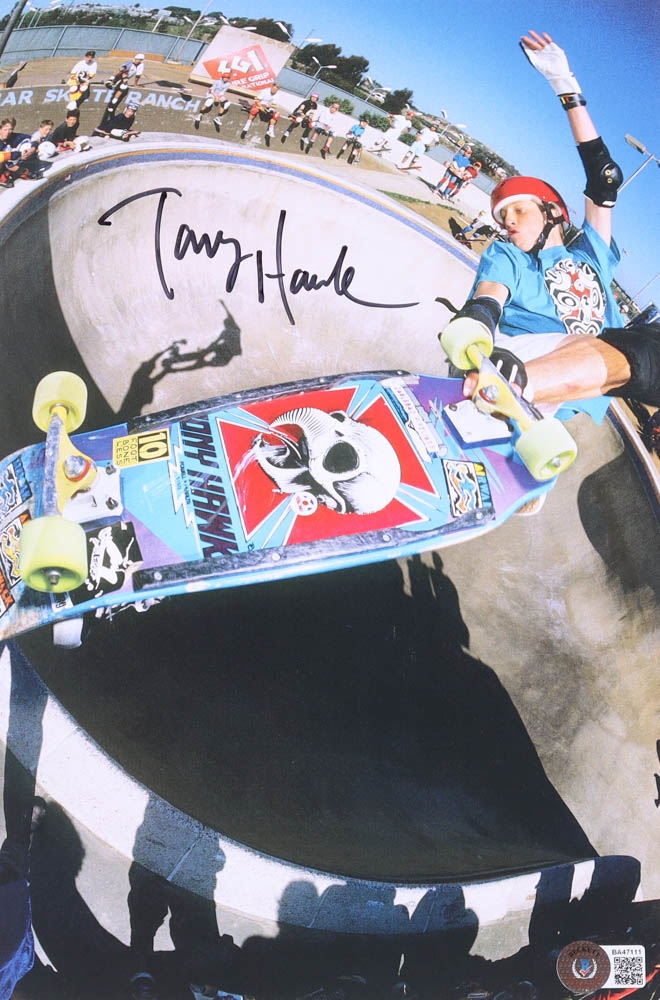 Tony Hawk Signed 8x11 Photo (Beckett) | Pristine Auction