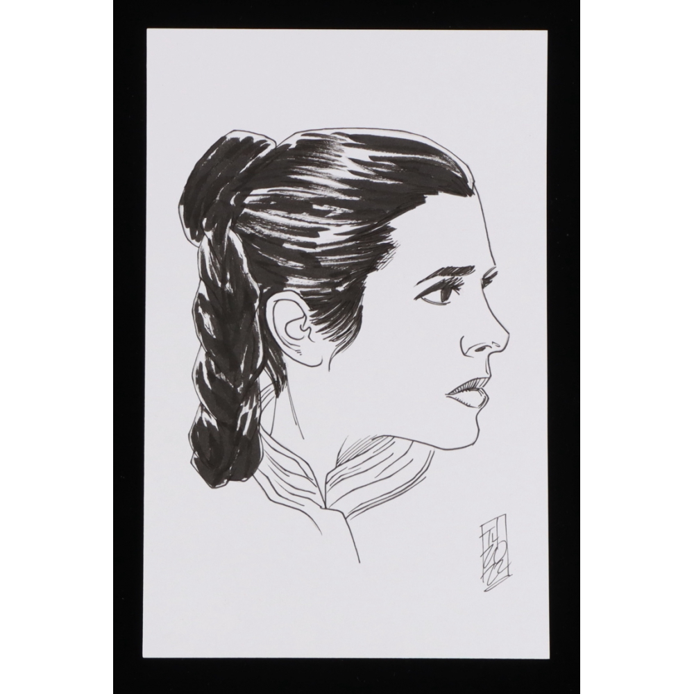 Tom Hodges - Princess Leia - "Star Wars" Signed ORIGINAL 5.5" x 8.5 ...