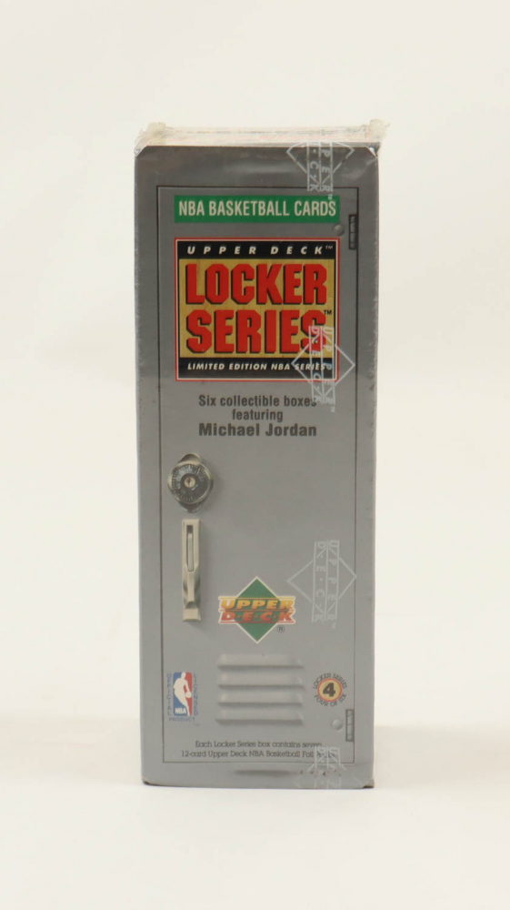 1991 Upper Deck NBA Michael Jordan Locker Series 4 Box with (7) Packs ...