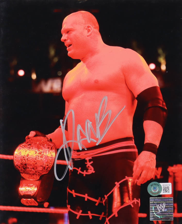 Kane Signed WWE 8x10 Photo (Beckett) | Pristine Auction