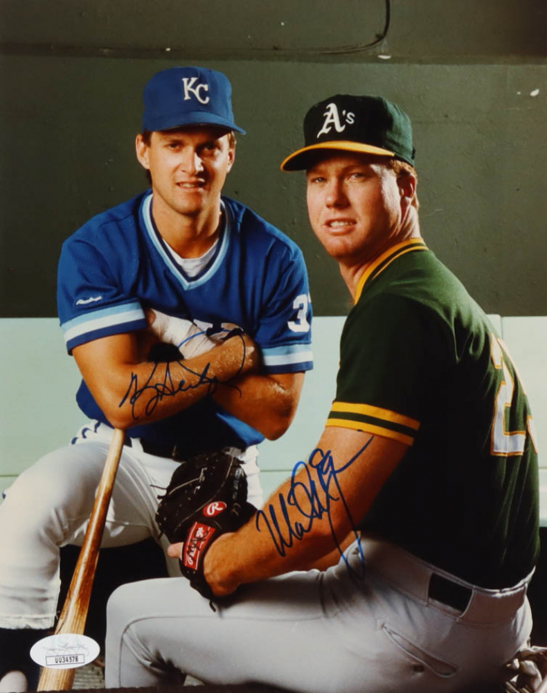 Mark McGwire & Kevin Seitzer Signed 8x10 Photo (JSA) | Pristine Auction