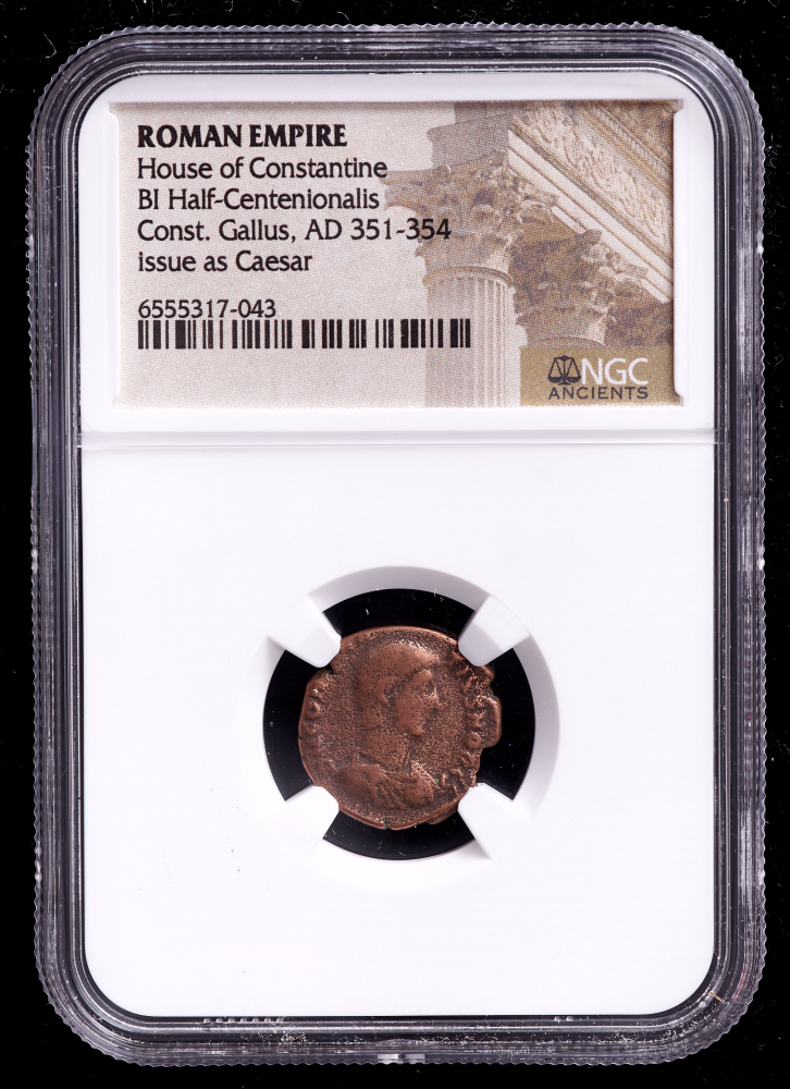 Const. Gallius (c. AD 351-354), AE3/4 (BI Half-Centenionalis) - House ...