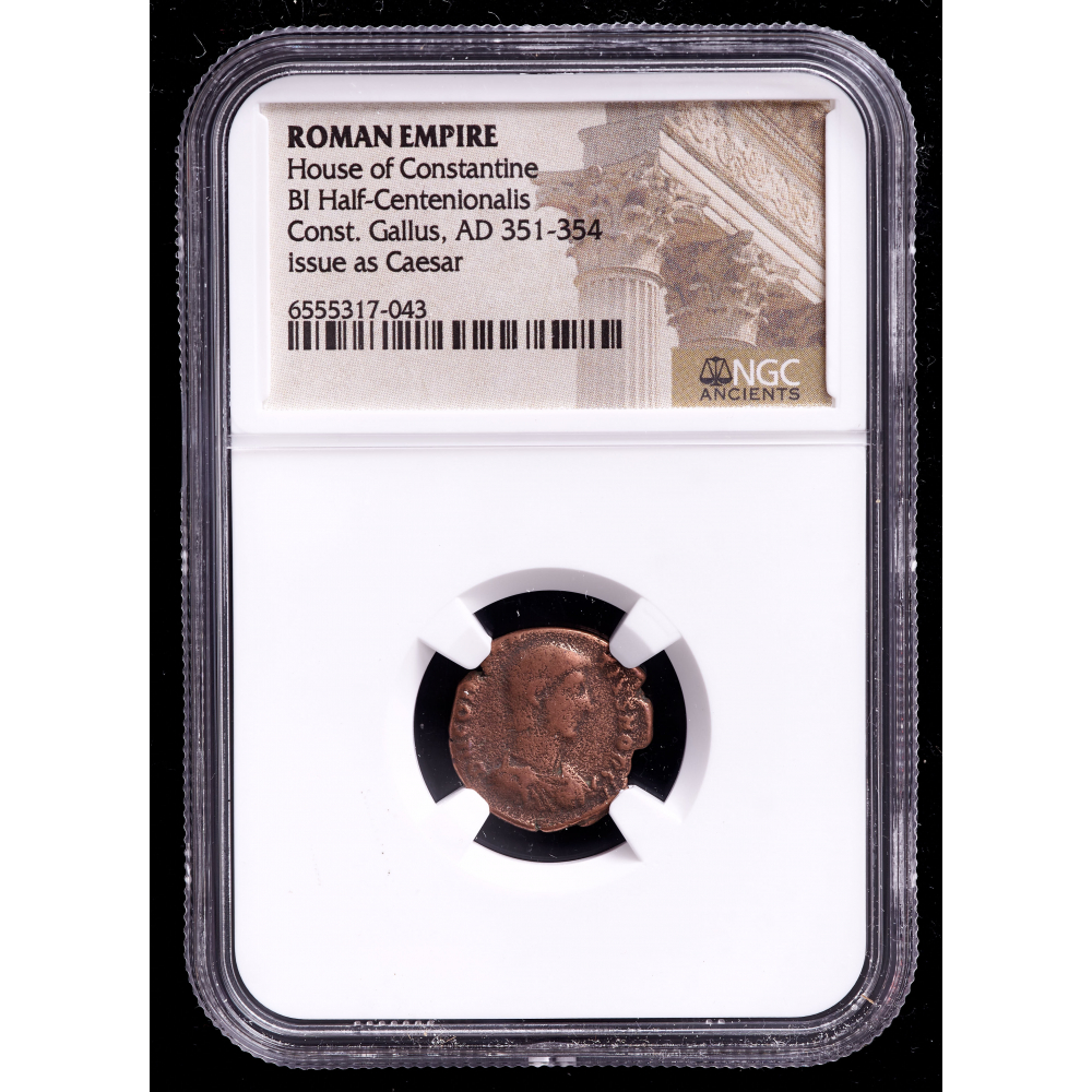 Const. Gallius (c. AD 351-354), AE3/4 (BI Half-Centenionalis) - House ...