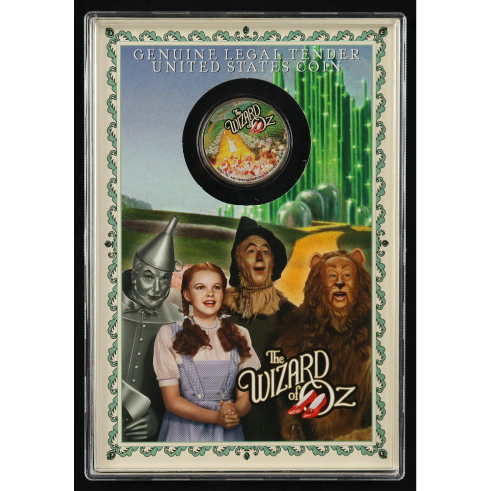 Wizard of Oz Colorized Genuine Legal Tender U.S. Half Dollar Display ...
