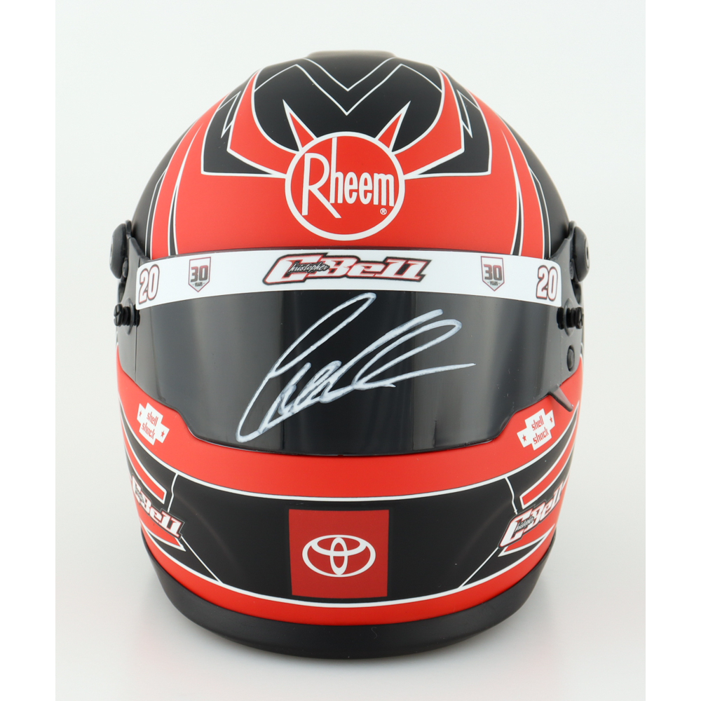 Christopher Bell Signed NASCAR Rheem 1:2 Scale Mini Helmet (PA ...